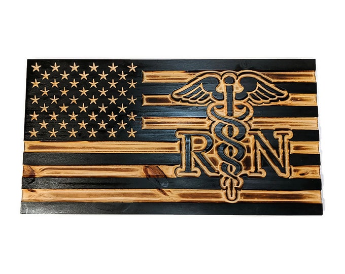 Nurse Thin Line Flag - Etsy