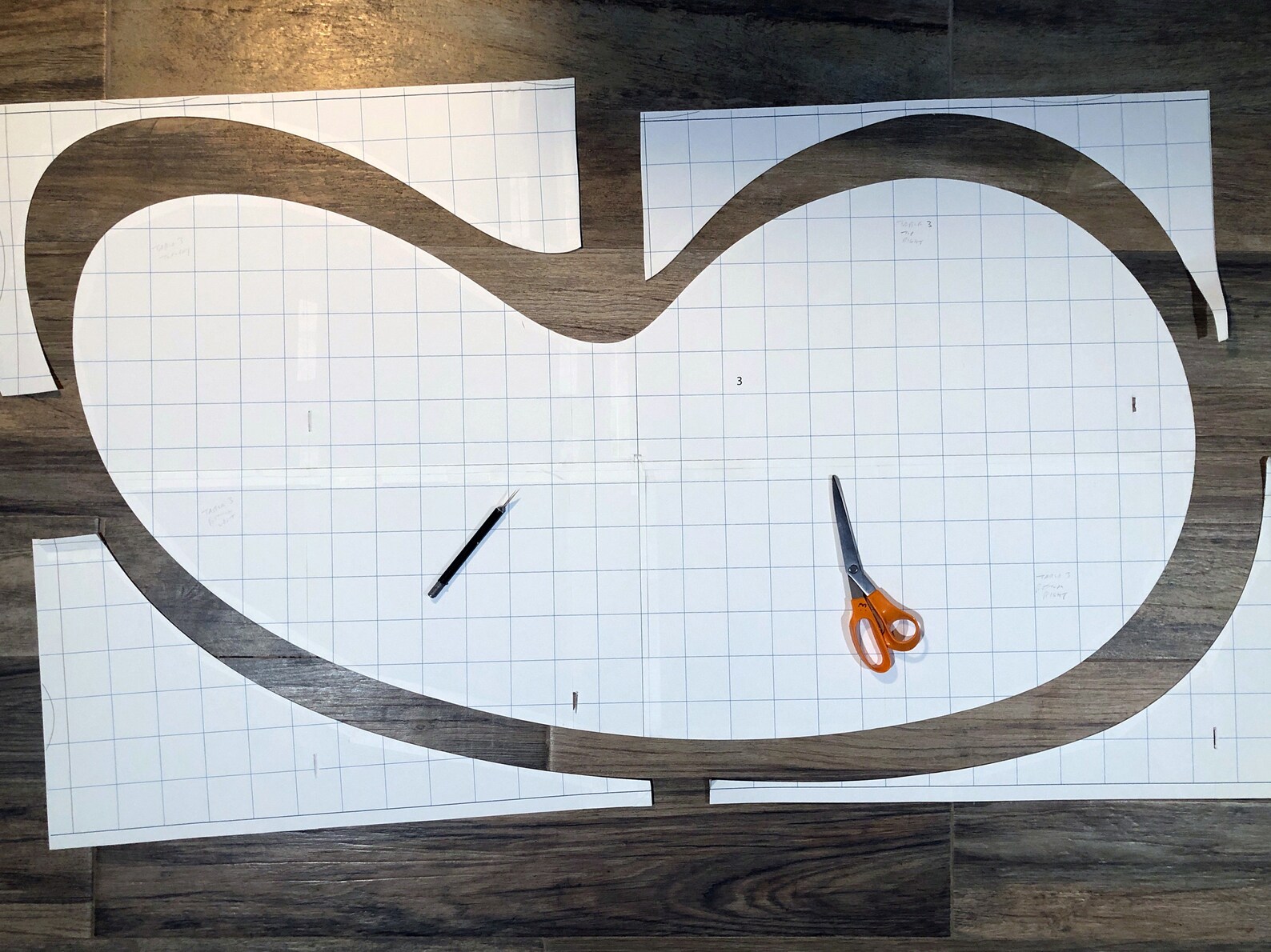 Kidney Bean Table Mid Century Coffee Table Handmade MCM | Etsy