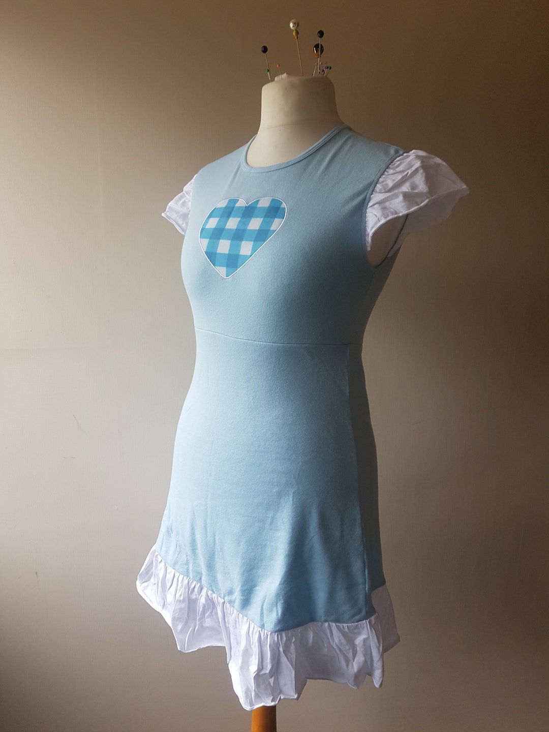 Baby Blue Sweetheart Bodysuit All in One Dress - Etsy
