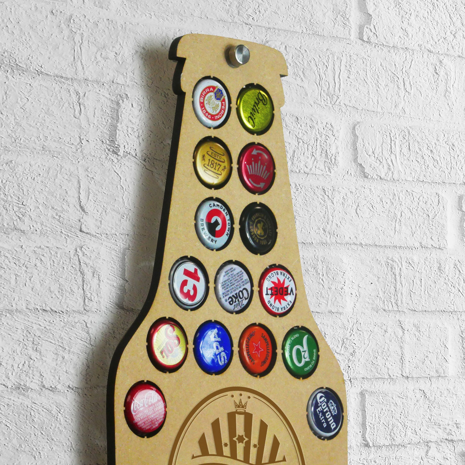 Beer Bottle Cap Holder 26 Bottle Top Display Holder With - Etsy UK