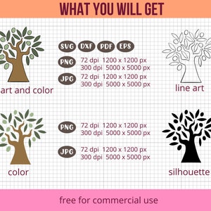 Olive Tree SVG: Laser Cut File, Clipart, Silhouette (digital Download ...
