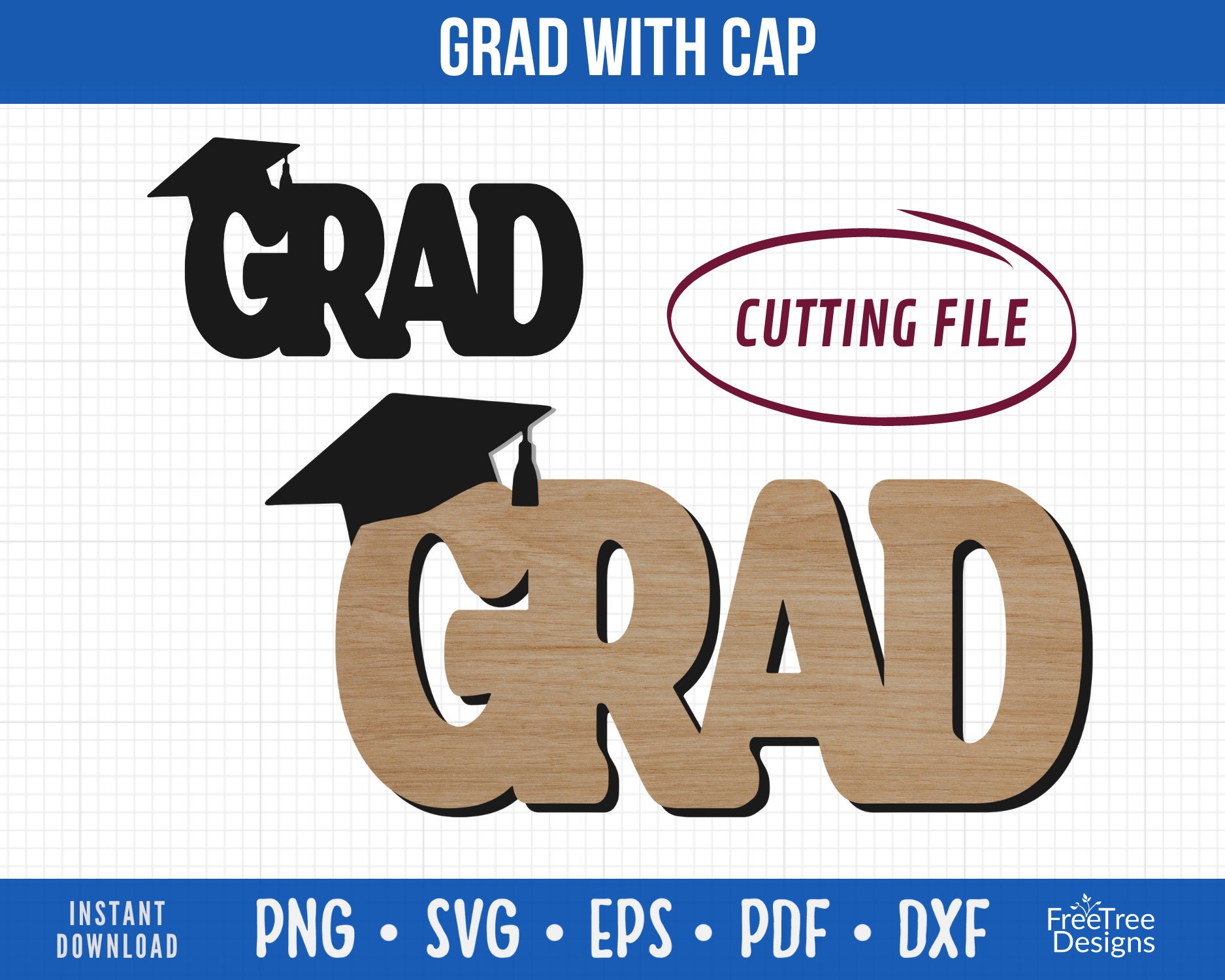Graduation Signature Sign SVG, Laser Cut Engrave File, Grad Cap Digital ...