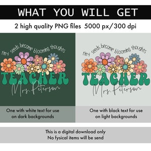 Custom Teacher Png, Customized Name Teacher Png, Personalized School ...