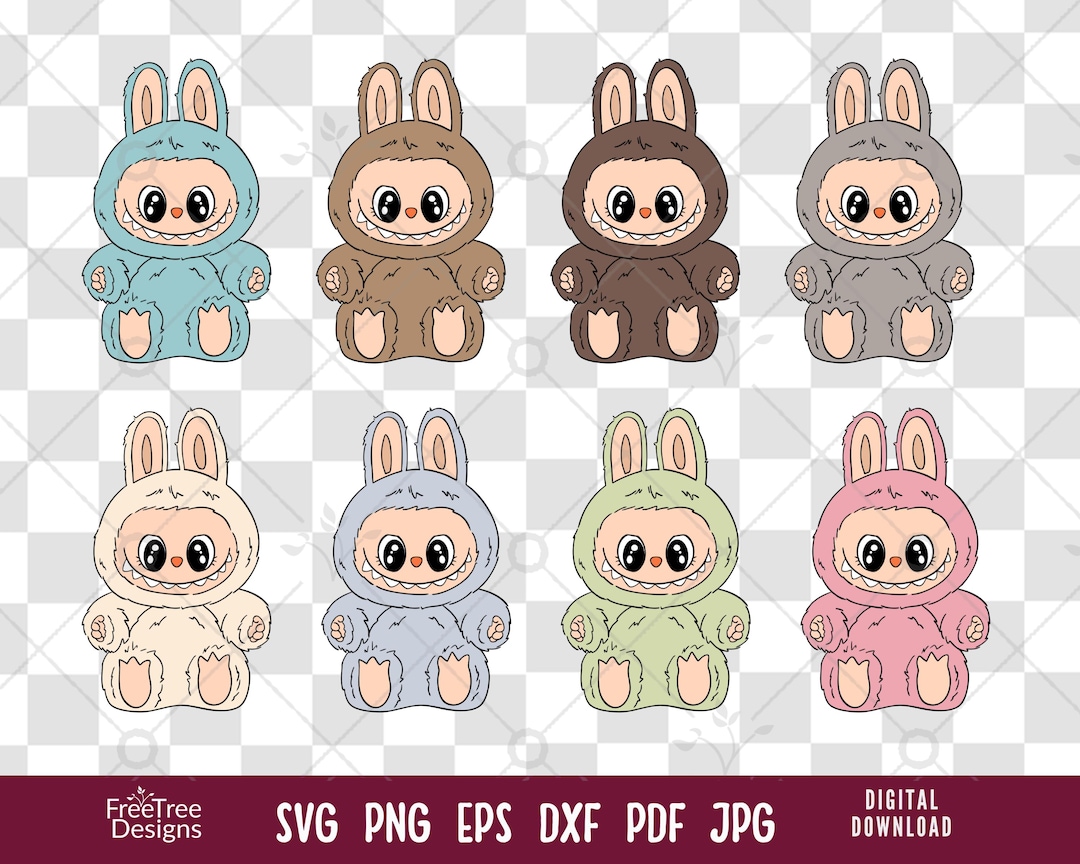 Labubu Designs PNG, Vector Digital File for Cricut, Laser Cut La Bubu ...