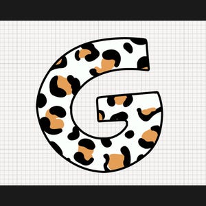 Leopard Print Alphabet PNG, Panter Print Letters, Alphabet Letter ...