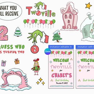 Twoville 2nd Birthday Party Decorations: SVG & PNG (digital Download ...