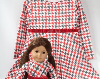 Matching Doll and Girl Christmas Dress, Dolly and Me Dresses, Gift for ...