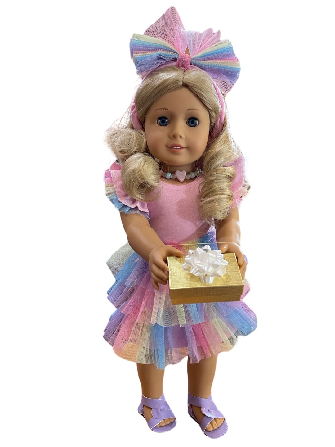 Boxed Six Piece Value Birthday Gift Set Includes: Dress, Headband ...