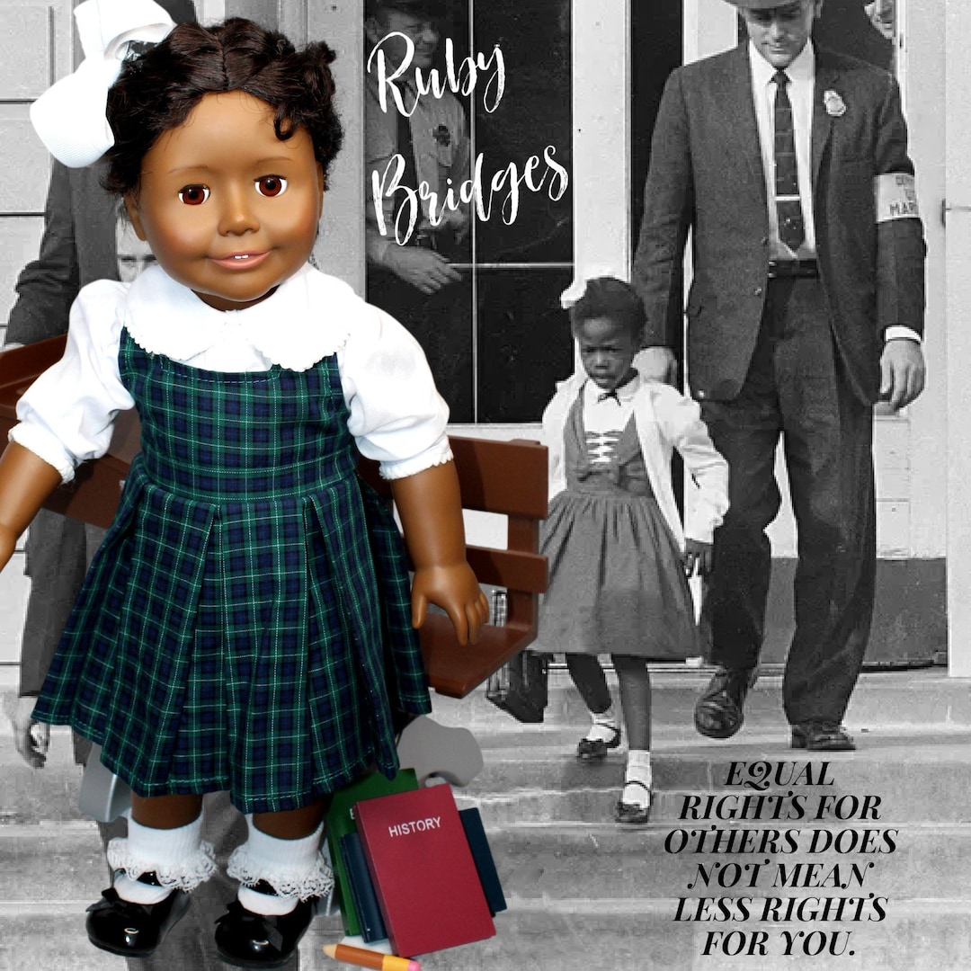 APRIL DOLL of the MONTH Historical 18 Inch Ruby Bridges Doll - Etsy UK