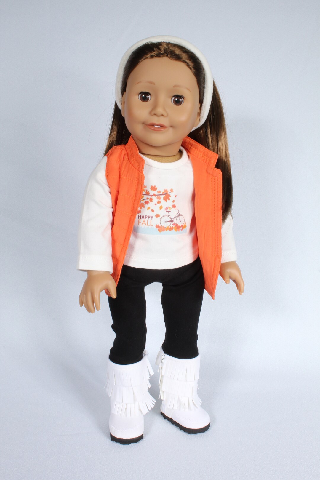 Five Piece Fall Clothing and Accessory Set for American Girl Dolls and ...