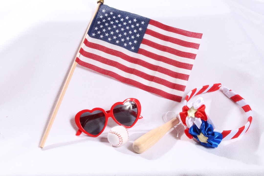 Five Piece Fourth of July Independence Day Accessory Set for Popular 18 ...
