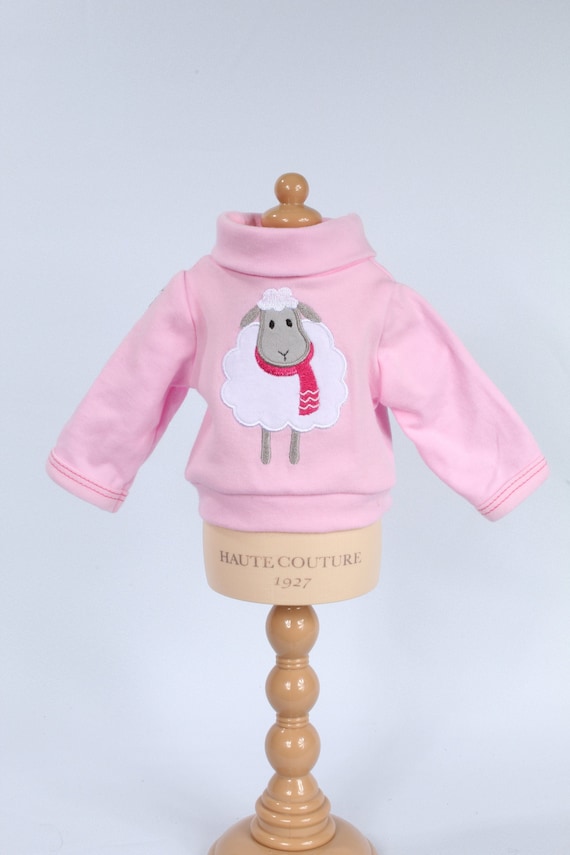 Pink Turtleneck Long-sleeved Shirt for American Girl Doll and | Etsy