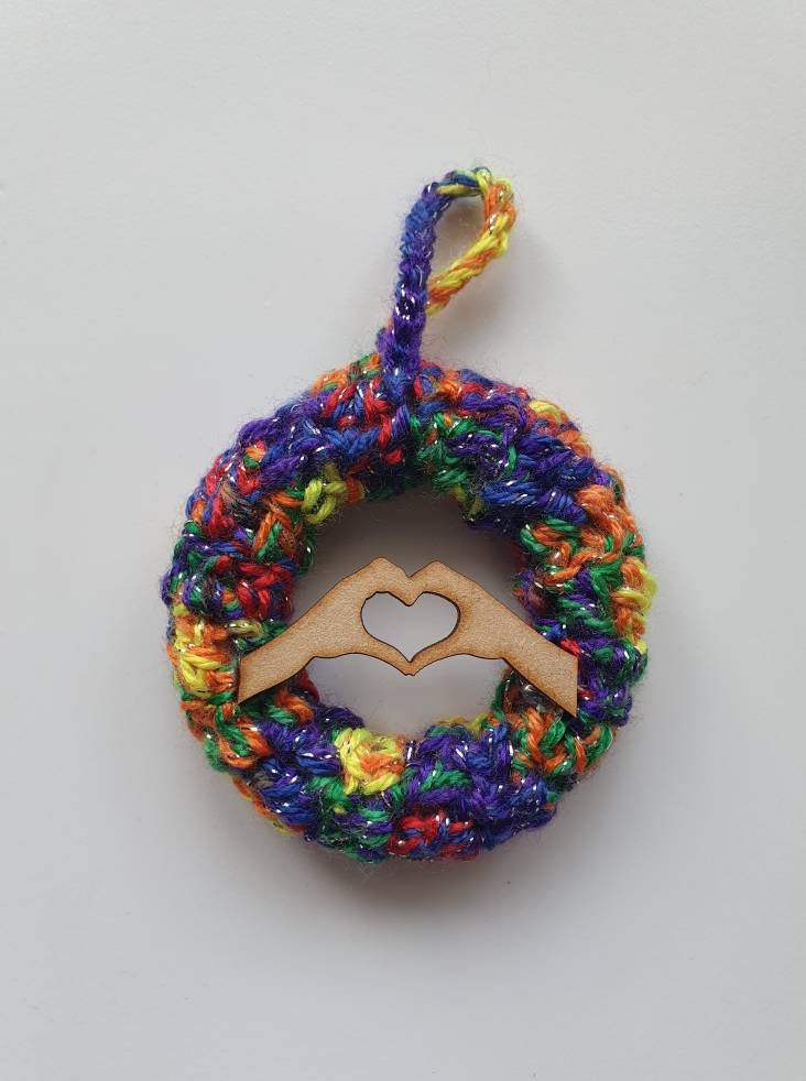 Wreaths & Door Hangers Home & Living Mini Rainbow Wreath Wreaths etna ...