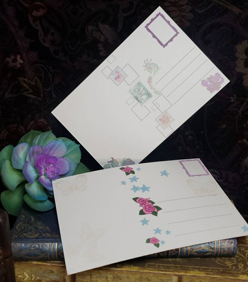 Fantasy Aesthetic Postcards - Etsy