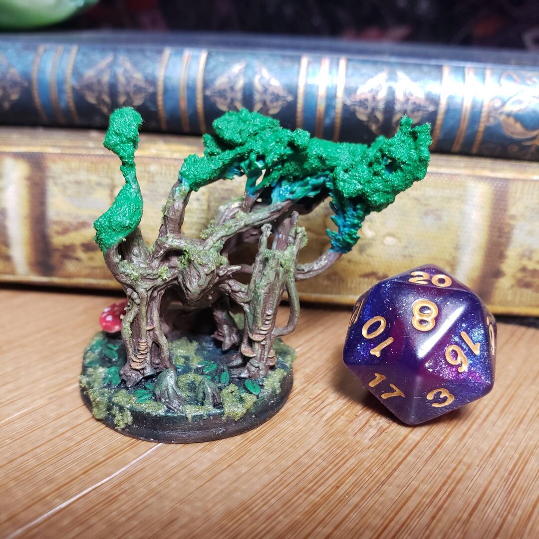 PAINTED Cursed Splinter Tree Blight Corrupt Dryad Large 3D Printed ...