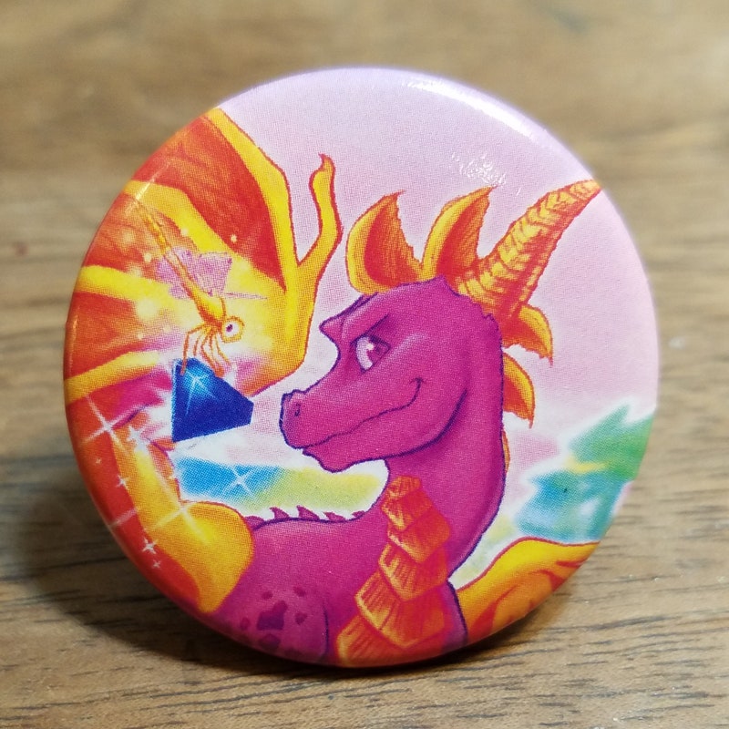 Dragon Button - Etsy