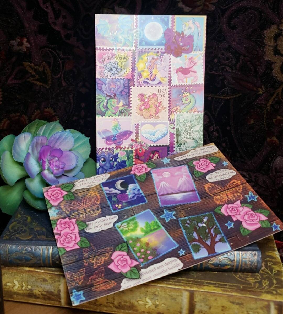 Fantasy Aesthetic Postcards - Etsy