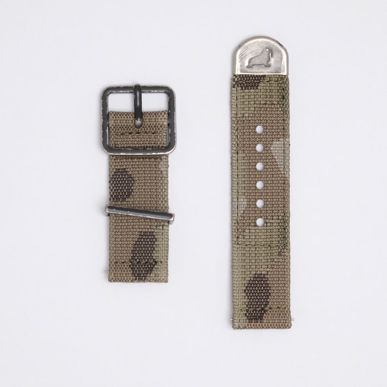 Camo Watch Strap, Jacquard Woven Band - Etsy