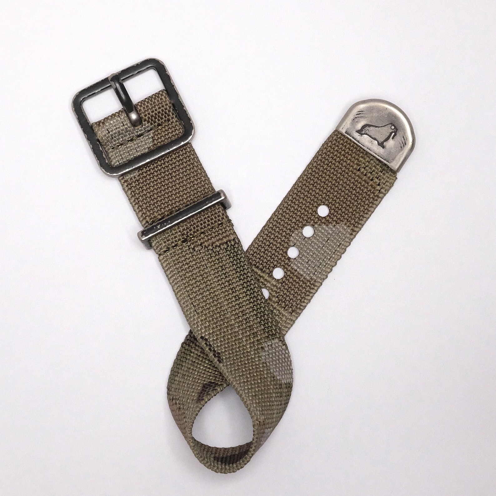 Camo Watch Strap, Jacquard Woven Band - Etsy
