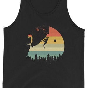 Vintage Climbing Tank, Mountain Climbing Tank, Gift for Climber, Funny ...