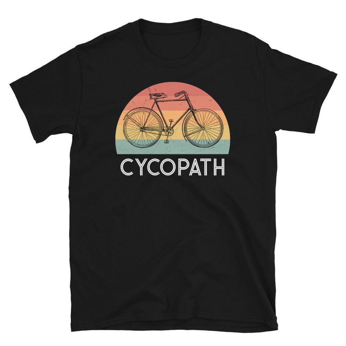 Retro Cycopath Shirt Bicycle T Shirt Funny Cycling Shirt - Etsy