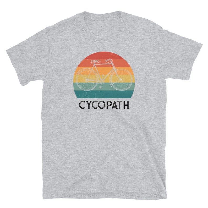 Retro Cycopath Shirt Bicycle T Shirt Funny Cycling Shirt - Etsy