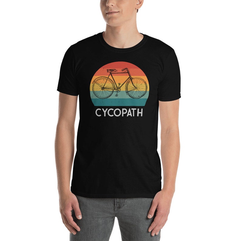 Retro Cycopath Shirt Bicycle T Shirt Funny Cycling Shirt - Etsy