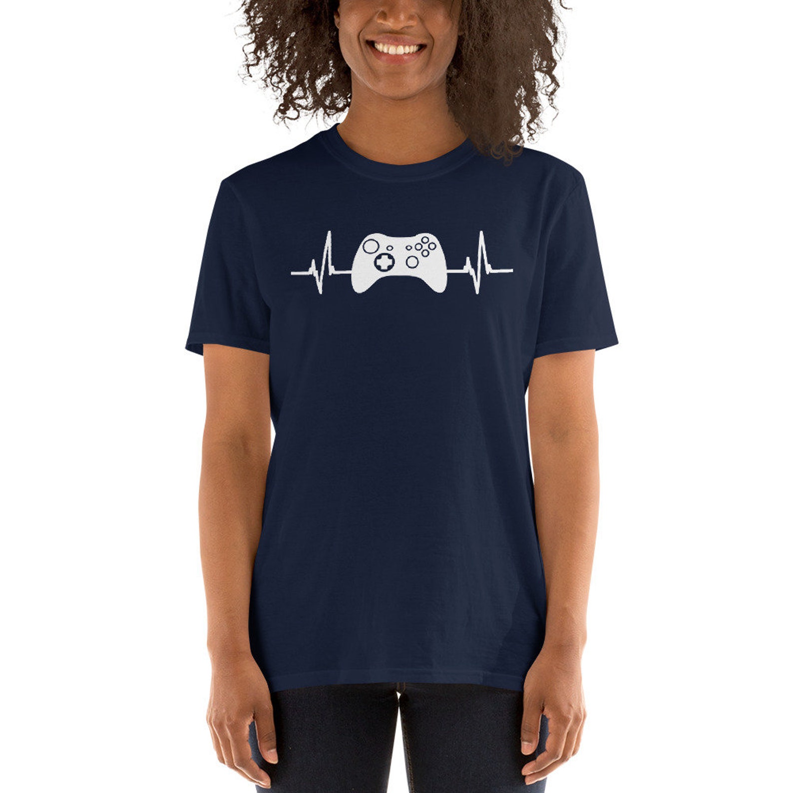 Gaming Controller Shirt, Gamer Heartbeat Art, Gaming Controller ...