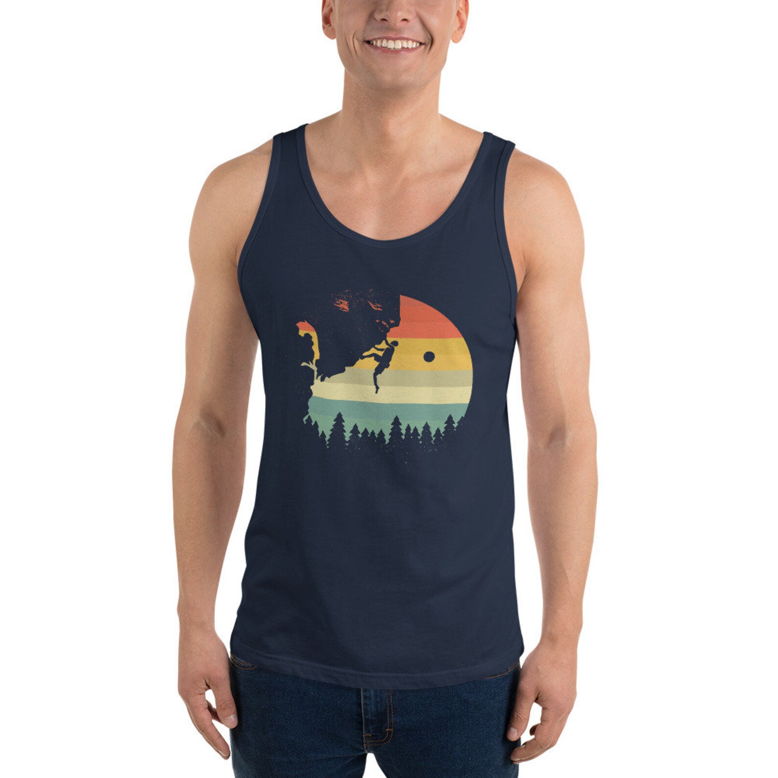 Vintage Climbing Tank Mountain Climbing Tank Gift for - Etsy