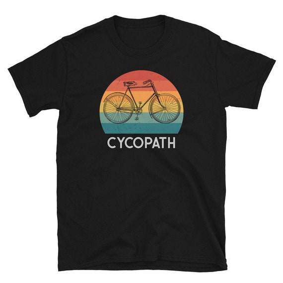 Retro Cycopath Shirt Bicycle T Shirt Funny Cycling Shirt - Etsy