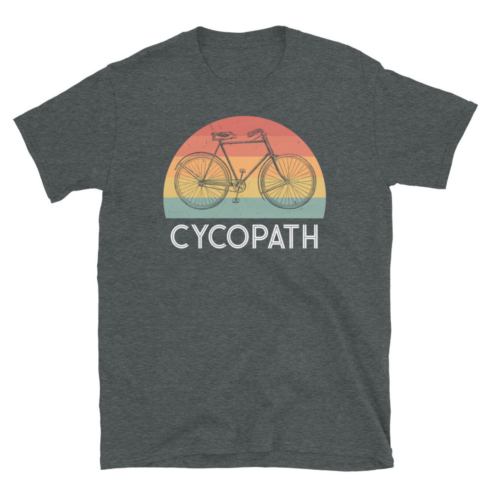 Retro Cycopath Shirt, Bicycle T Shirt, Funny Cycling Shirt, Road Bike ...