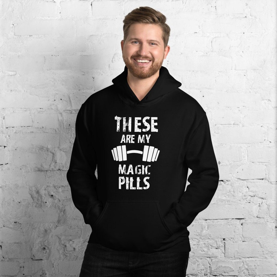 Funny Gym Hoodie Crossfit Hoodie Barbell Hoodie Fitness - Etsy