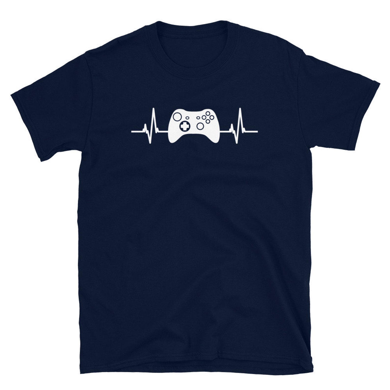 Gaming Controller Shirt, Gamer Heartbeat Art, Gaming Controller ...
