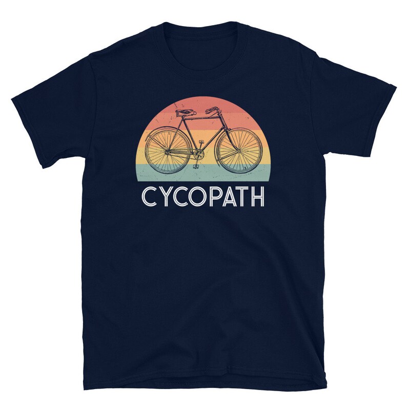 Retro Cycopath Shirt, Bicycle T Shirt, Funny Cycling Shirt, Road Bike ...