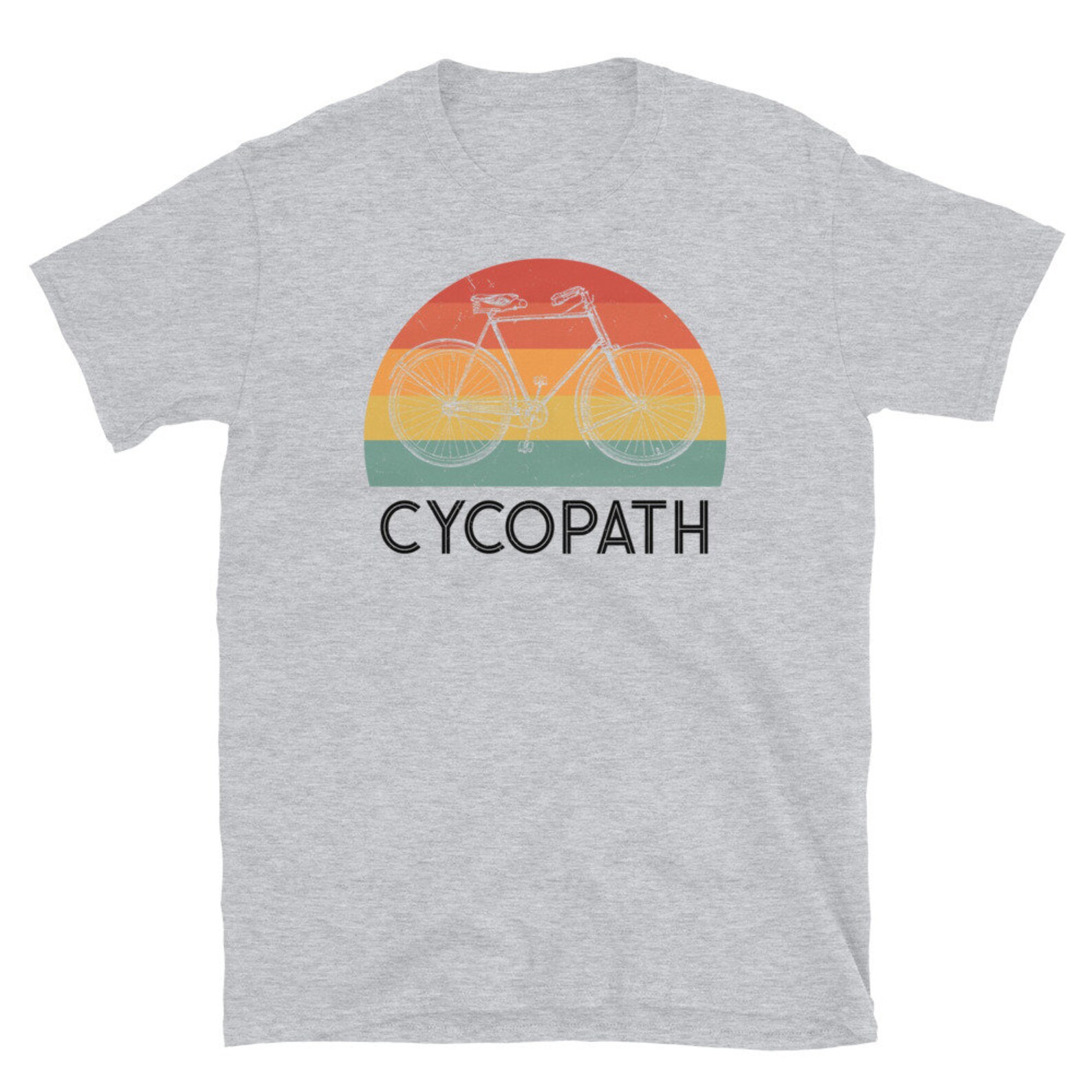 Retro Cycopath Shirt, Bicycle T Shirt, Funny Cycling Shirt, Road Bike ...