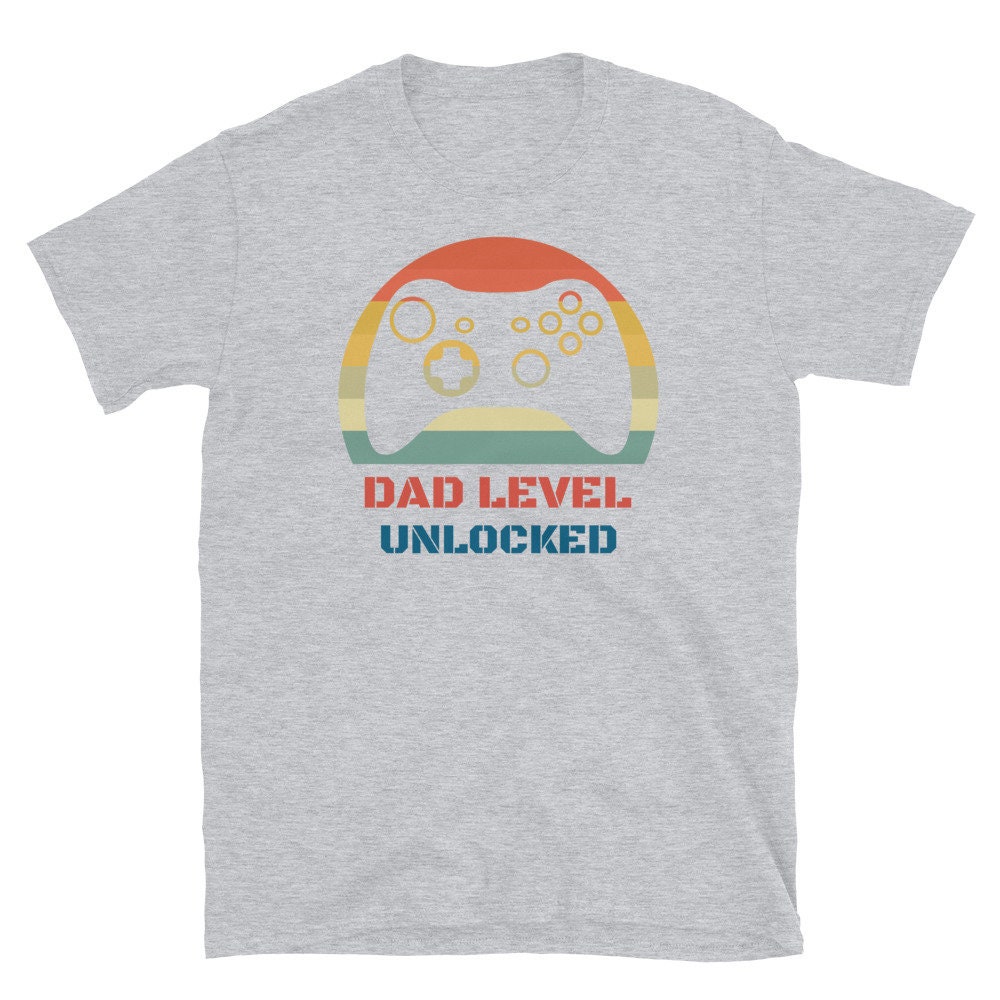 Video Gaming Shirt, Dad Level Unlocked Shirt, Funny Gaming T-shirt ...
