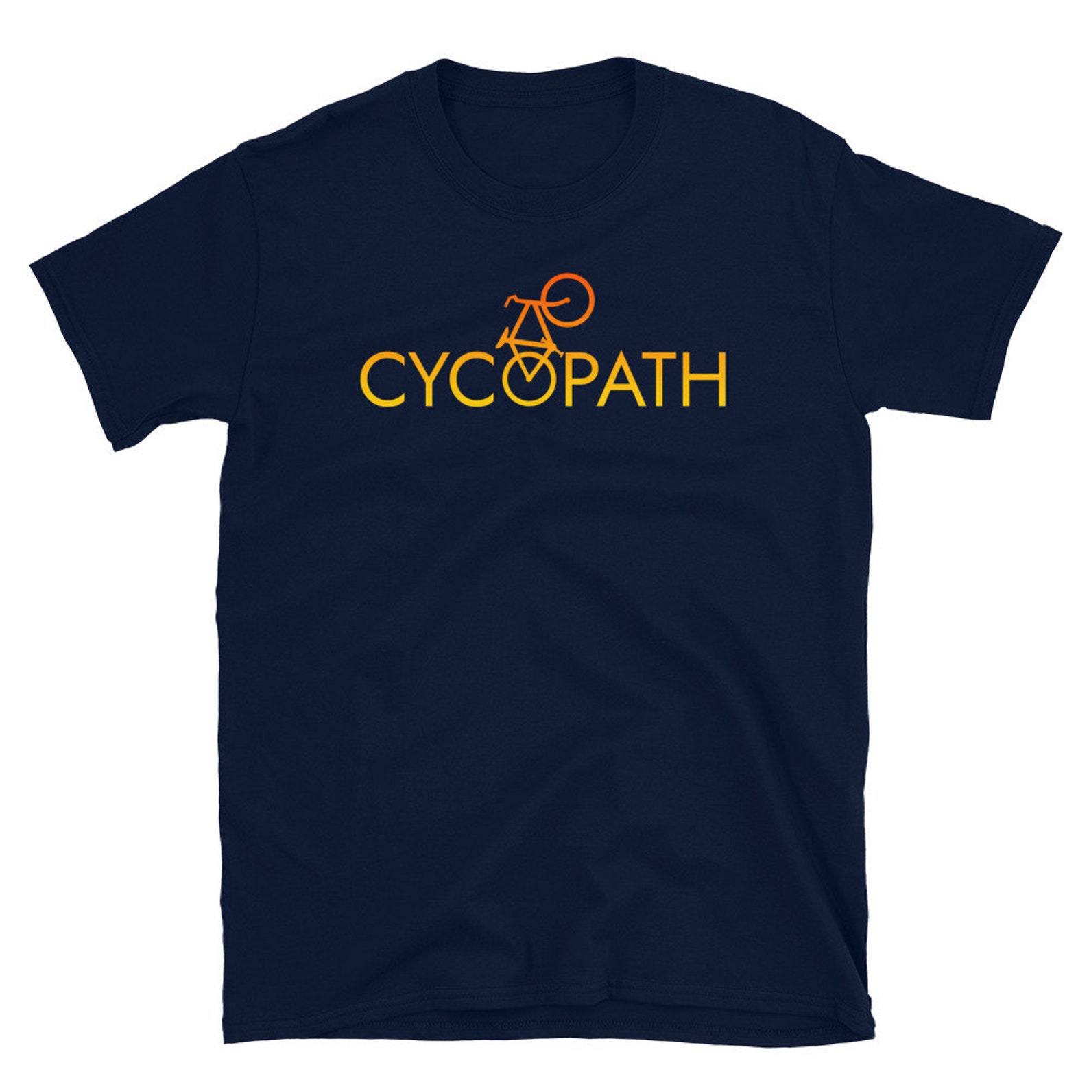 Cycopath T-shirt, Funny Cycling Shirt, Cyclist Shirt, Bicycle T Shirt ...