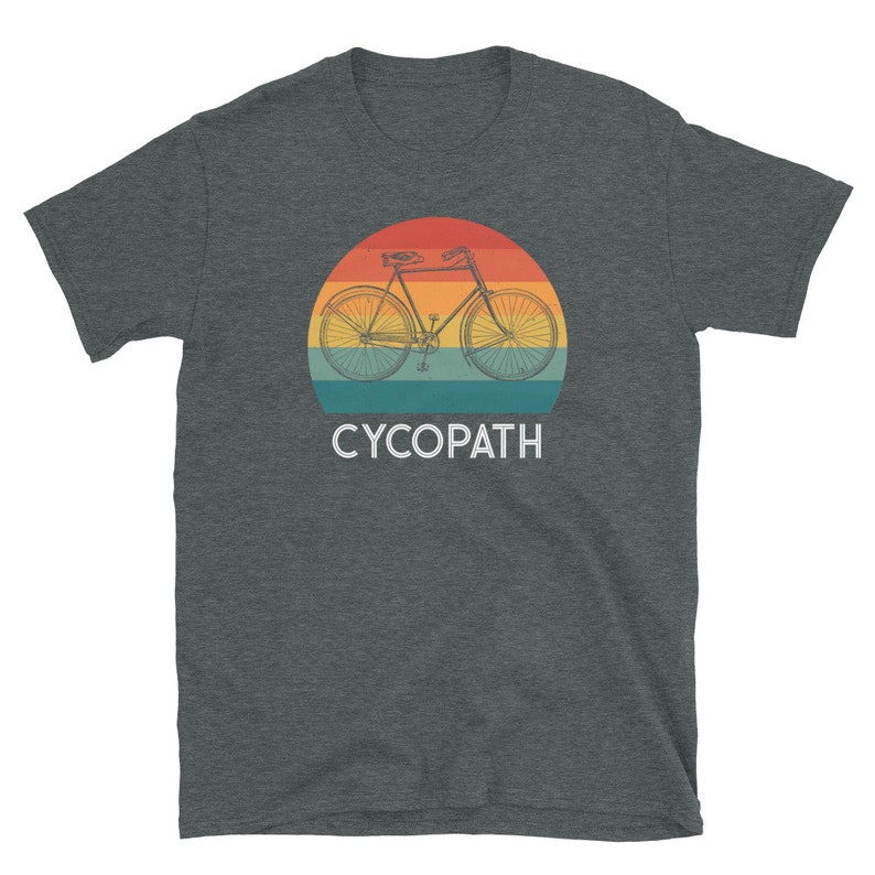 Retro Cycopath Shirt Bicycle T Shirt Funny Cycling Shirt - Etsy