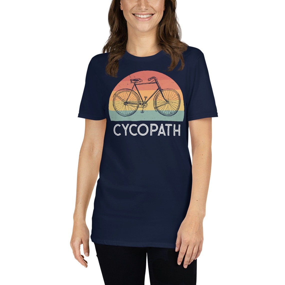 Retro Cycopath Shirt Bicycle T Shirt Funny Cycling Shirt - Etsy