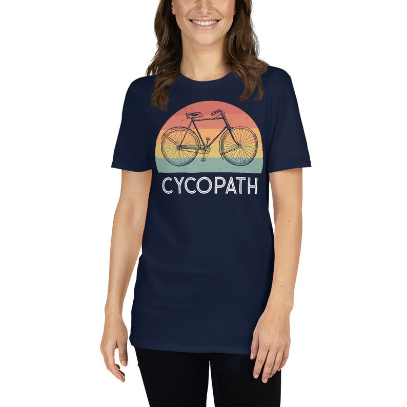 Retro Cycopath Shirt, Bicycle T Shirt, Funny Cycling Shirt, Road Bike ...