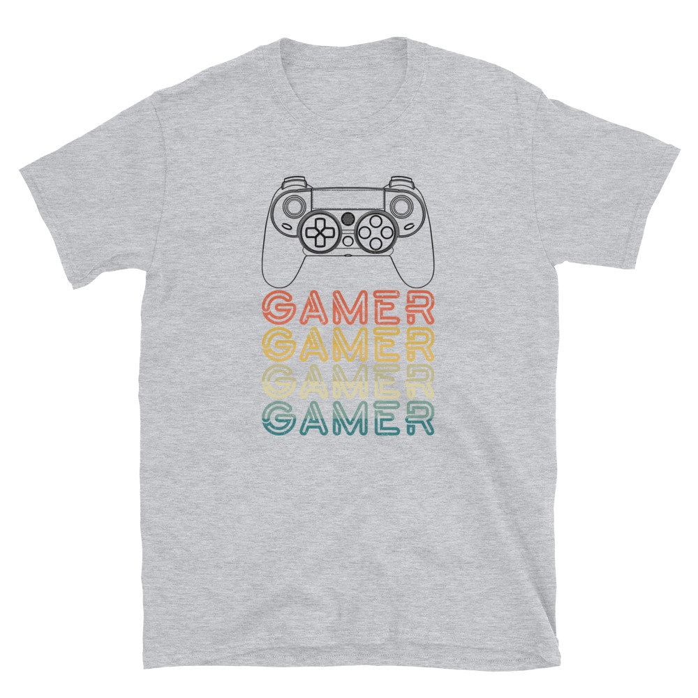 Video Game Controller Tshirt, Gamer Controller Shirt, Retro Gamer T ...