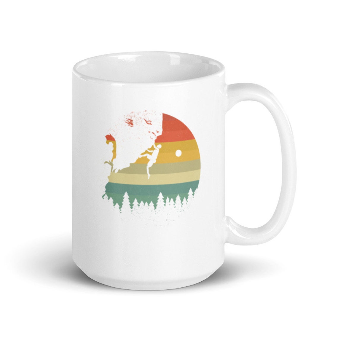 Rock Climbing Mug, Bouldering Mug, Gift for Climber, Boulder Climbing ...