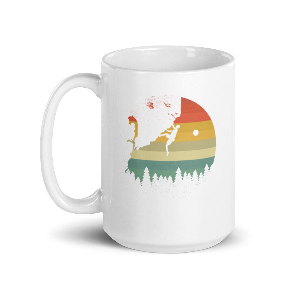 Rock Climbing Mug, Bouldering Mug, Gift for Climber, Boulder Climbing ...