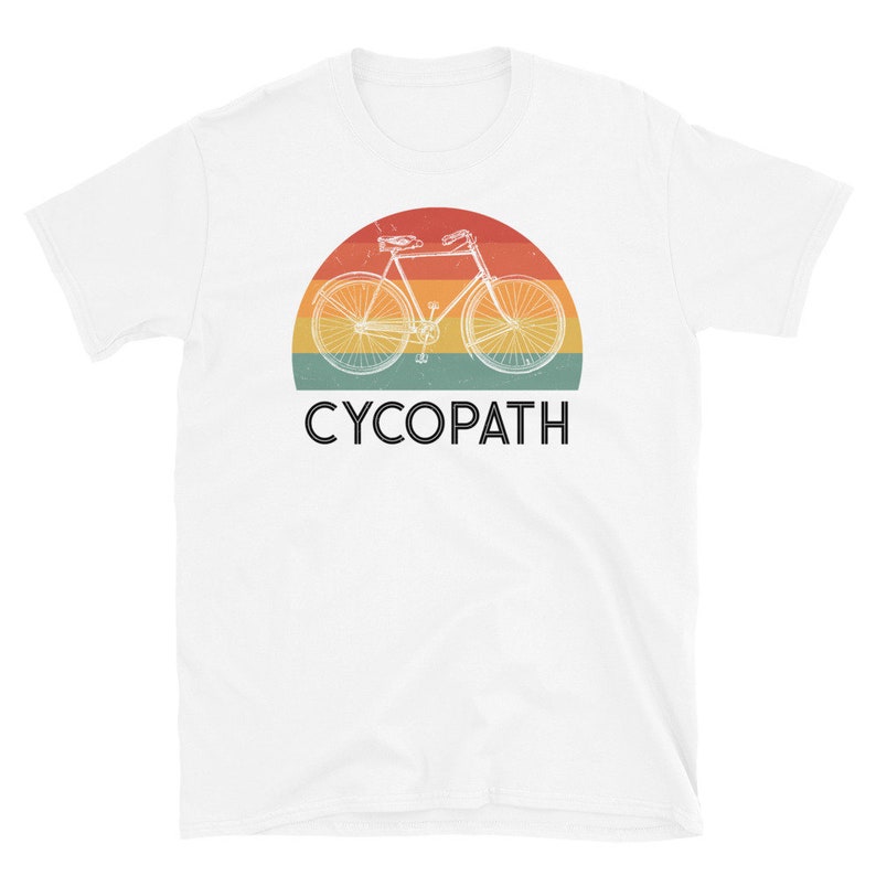 Retro Cycopath Shirt, Bicycle T Shirt, Funny Cycling Shirt, Road Bike ...