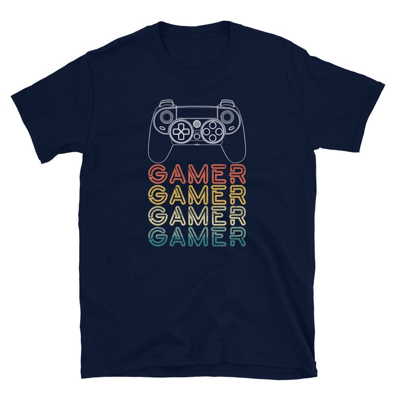 Video Game Controller Tshirt, Gamer Controller Shirt, Retro Gamer T ...