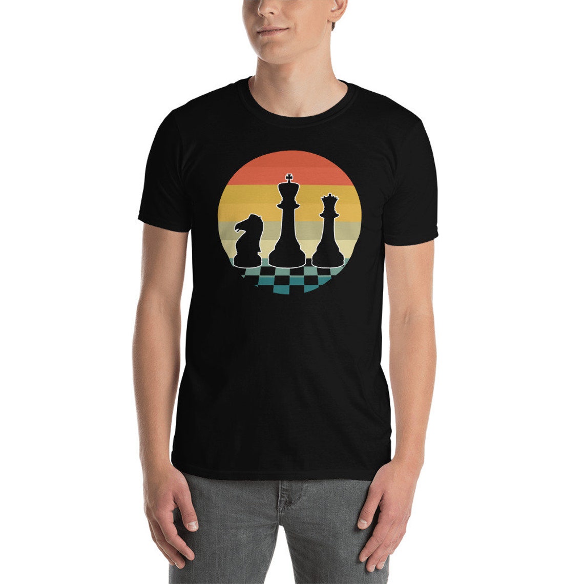 Retro Chess T-shirt, Chess Player Shirt, Chess Lover Gift, Chess Queen ...