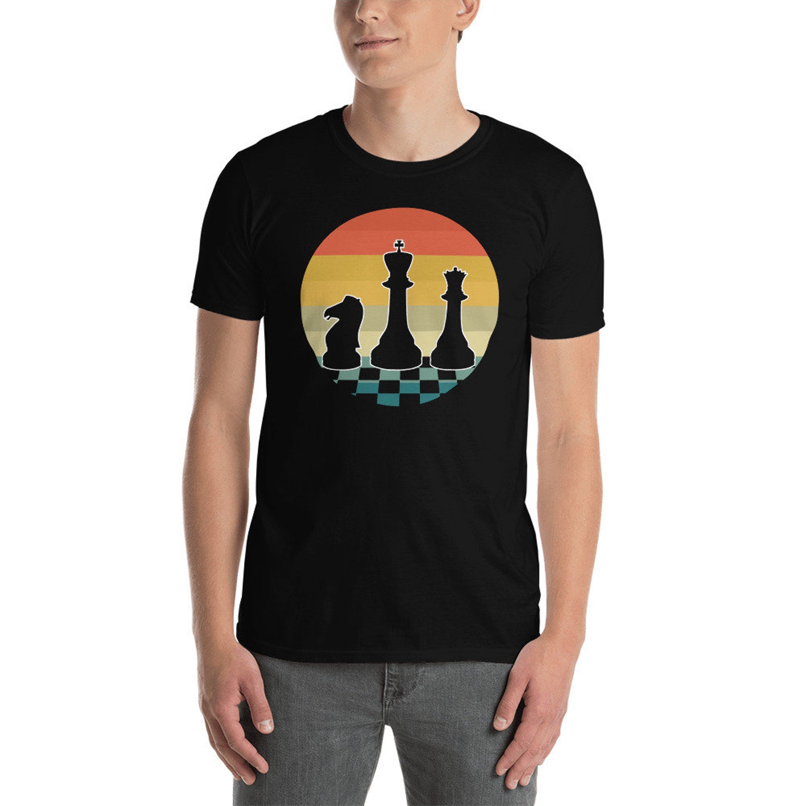 Retro Chess T-shirt, Chess Player Shirt, Chess Lover Gift, Chess Queen ...