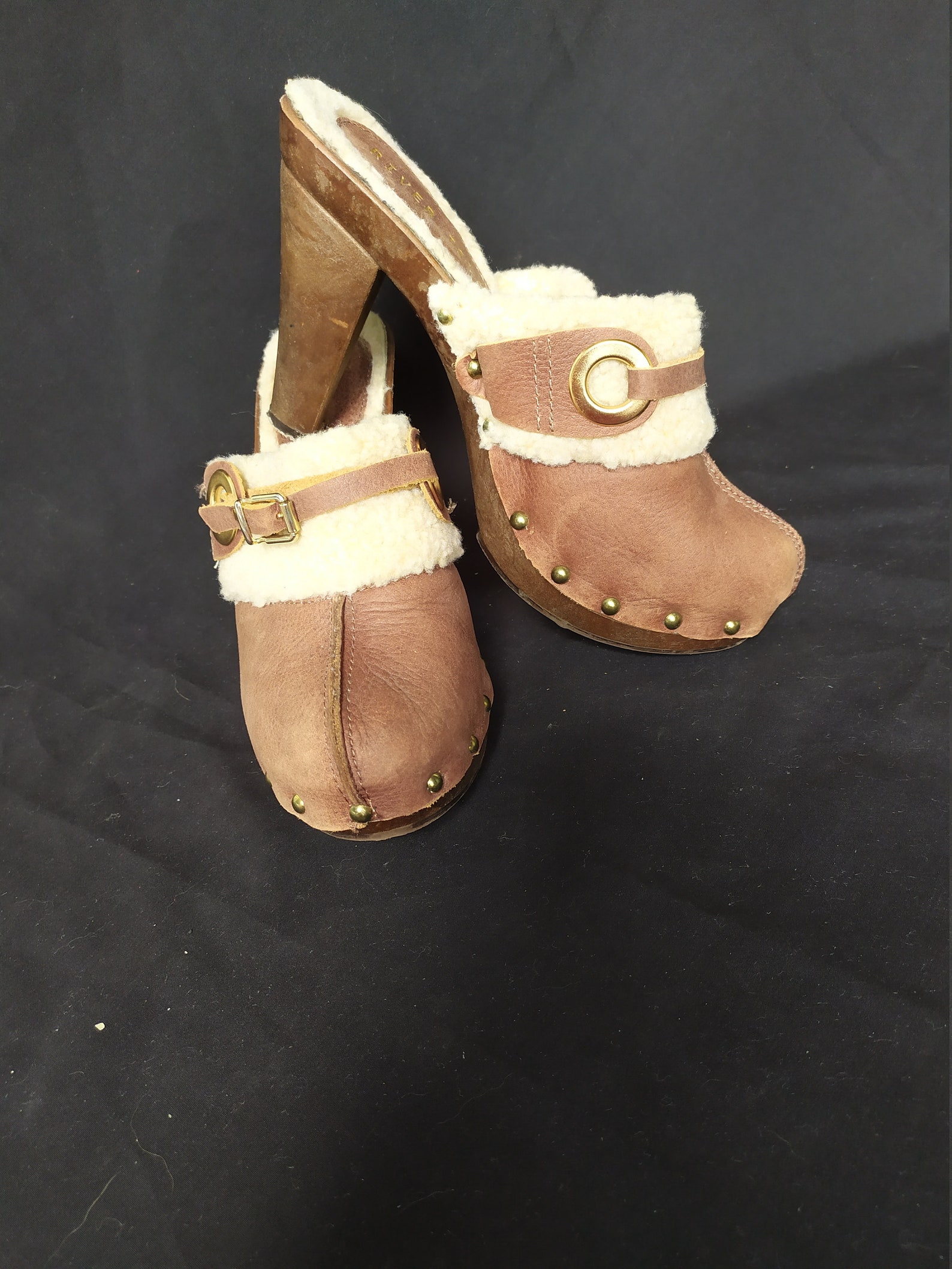 Vintage Italian Clogs Womens Wooden Shoes Womens Brown - Etsy Australia