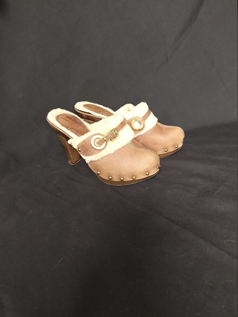 Vintage Italian Clogs Womens Wooden Shoes Womens Brown - Etsy Australia