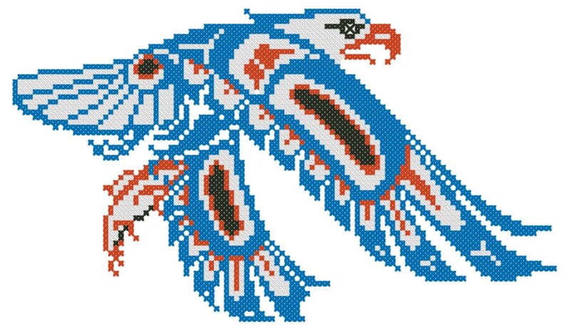 Totem Animals of Native Americans - Digital PDF Cross Stitch Pattern ...